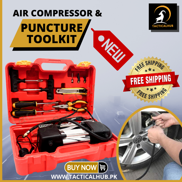 Air Compressor & Puncture ToolKit – Tacticalhub
