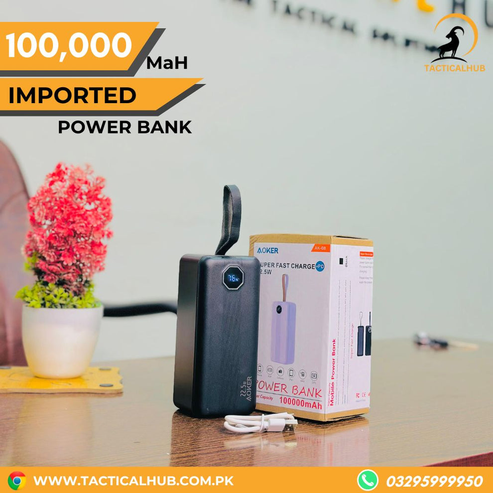 Super Fast Charging 100000mAh Powerbank | High-Capacity & Portable ...