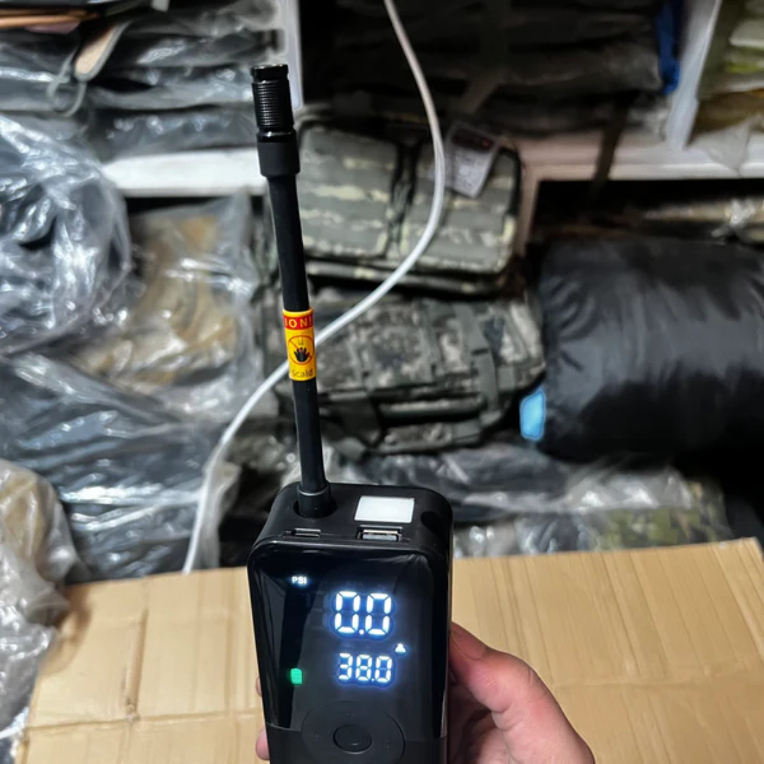 Digital Rechargeable Tire Inflator & Power Bank – Tacticalhub