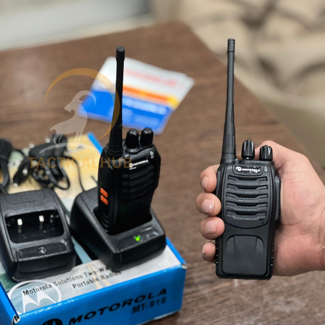 Motorola MT-918 Walkie Talkie - 2 to 4 KM Range - Pair – Tacticalhub