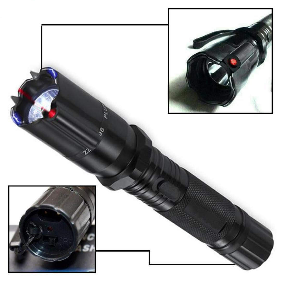 Flashlight Stun Gun/Taser With Laser Pointer New – Tacticalhub
